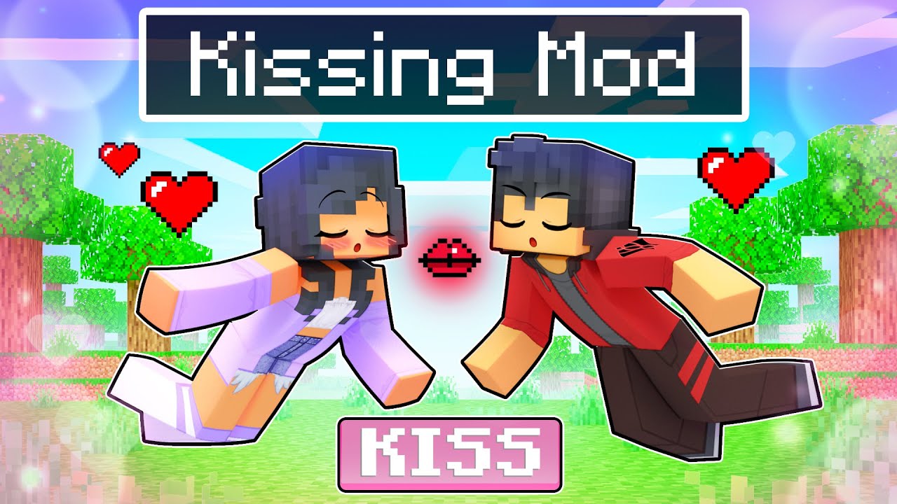 Using the KISSING MOD In Minecraft! - Minecraft videos