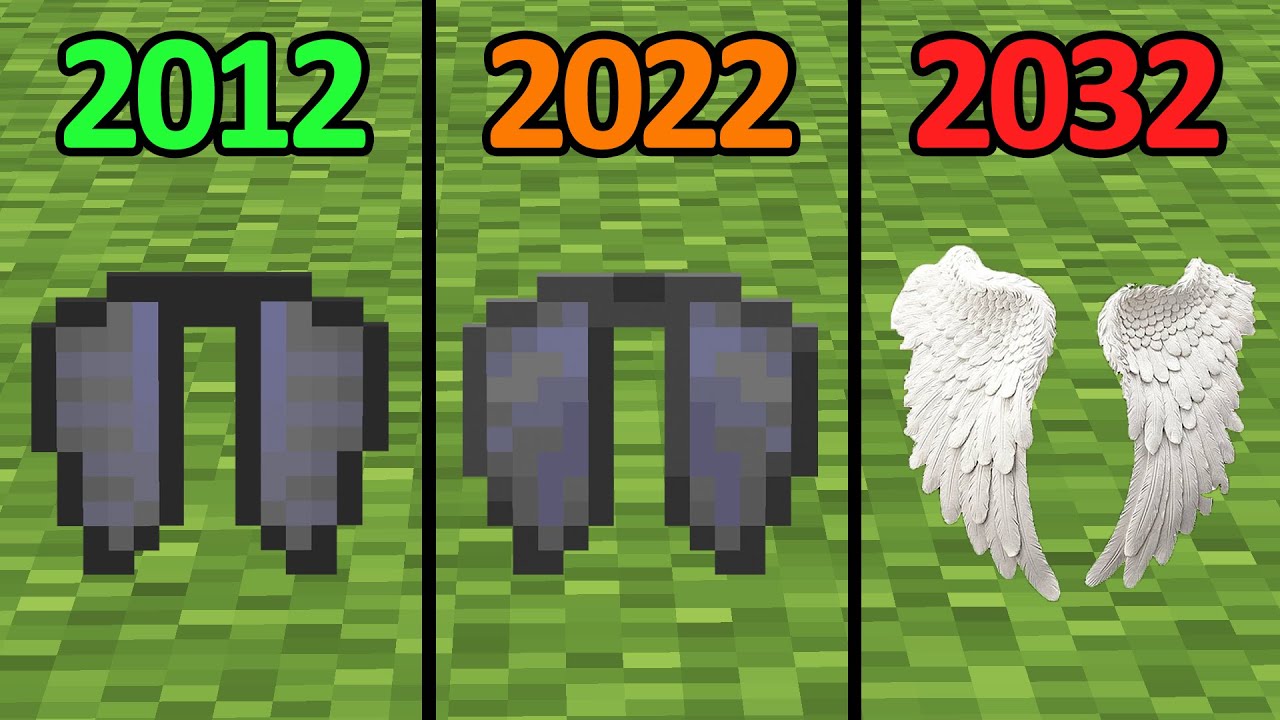 minecraft in 2012 vs 2022 vs 2032 - Minecraft videos