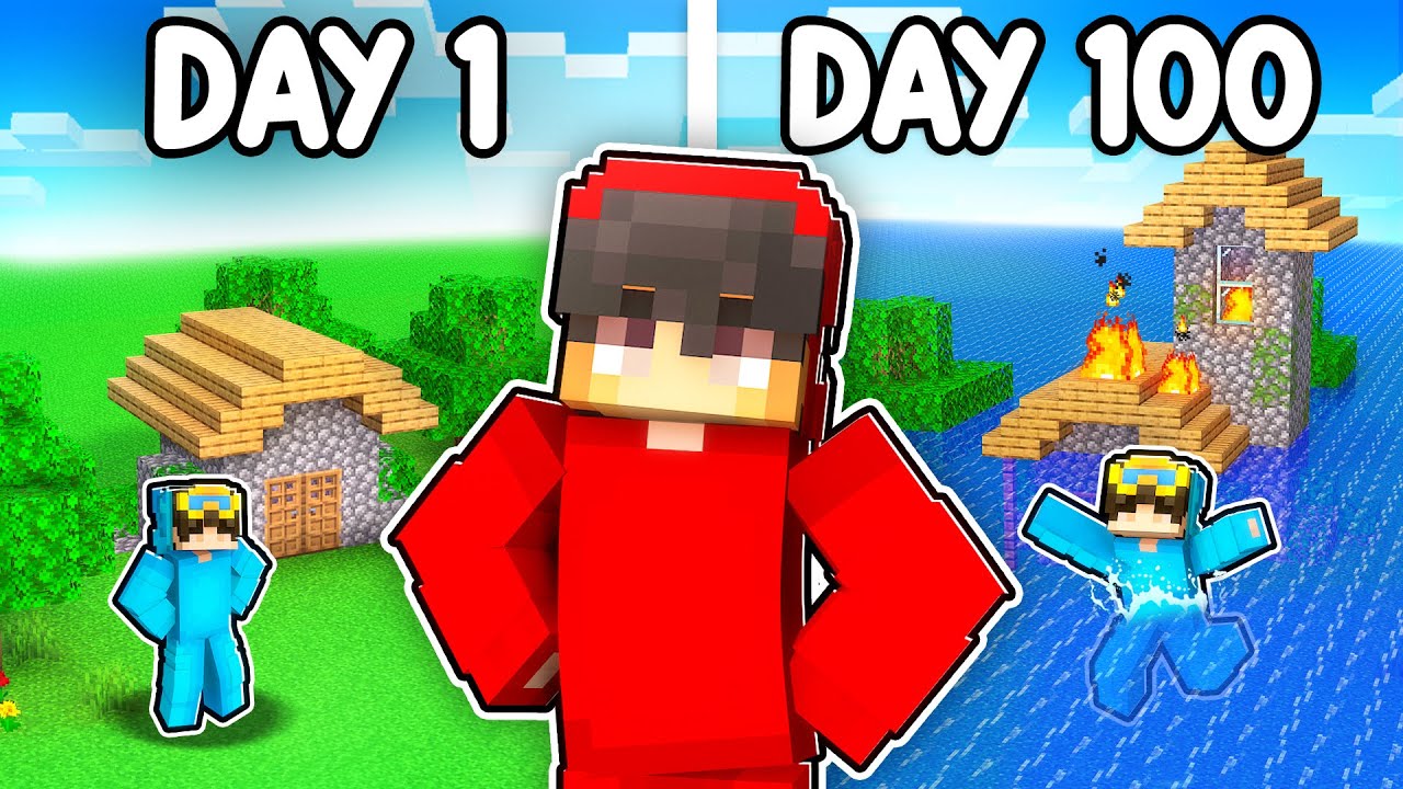 100 Days Of PRANKING In Minecraft! - Minecraft videos