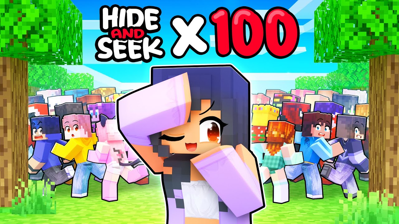 100 Player Hide N Seek In Minecraft Minecraft Videos 5002