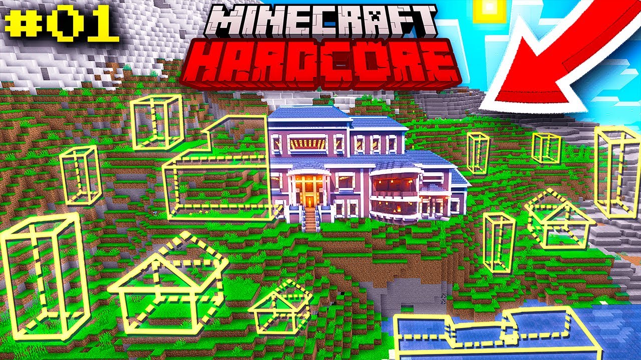 BUILDING THE BIGGEST BASE POSSIBLE in Minecraft Hardcore! (#1 ...