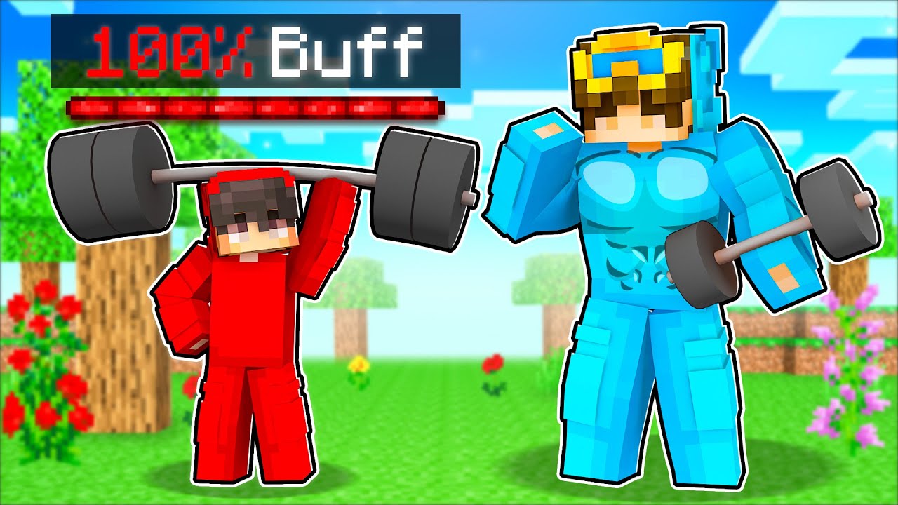 Cash Got 100% BUFF In Minecraft! - Minecraft videos