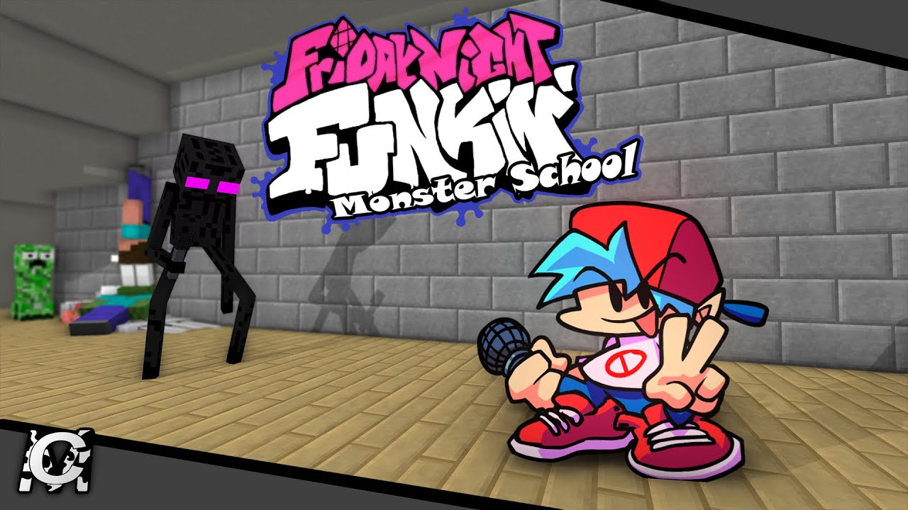 Friday Night Funkin | Monster school | Minecraft Animation - Minecraft ...