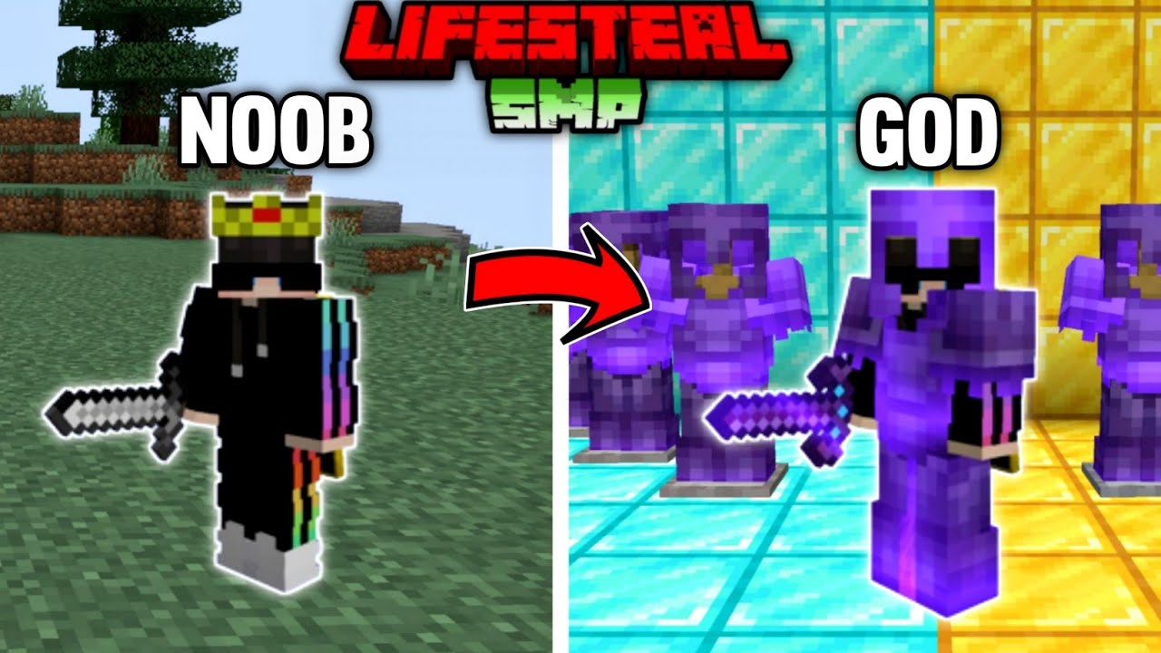 How i Became GOD On This Deadliest Minecraft LifeSteal SMP ...
