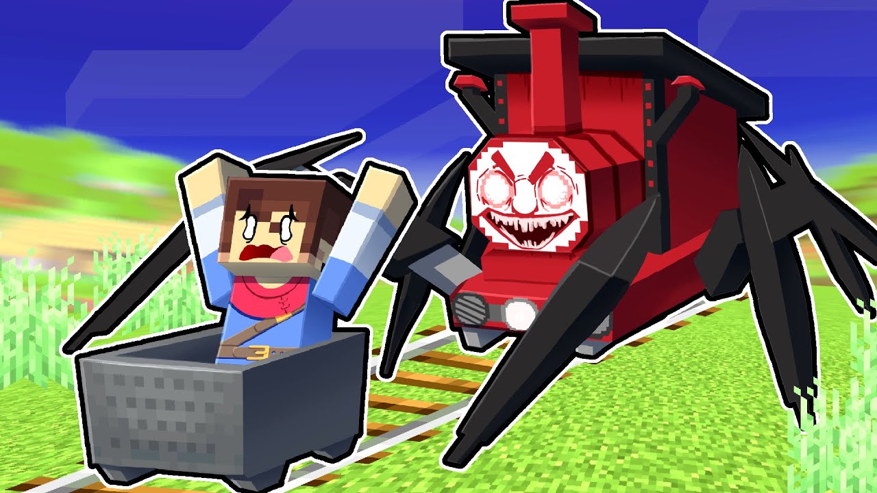 Hunted By CHOO CHOO CHARLES In Minecraft! - Minecraft videos