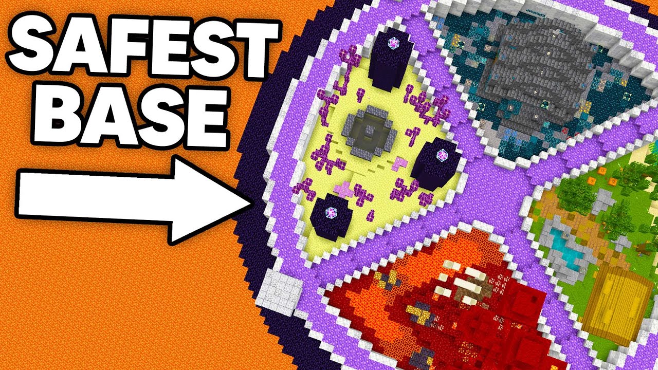 I Built Minecraft's Most Secure Base - Minecraft videos