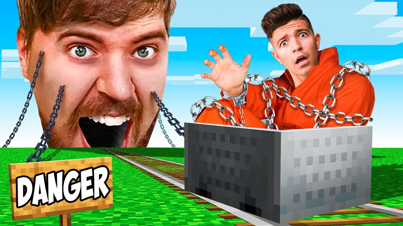 I Escaped MrBeast’s IMPOSSIBLE Minecraft Prison - Minecraft videos