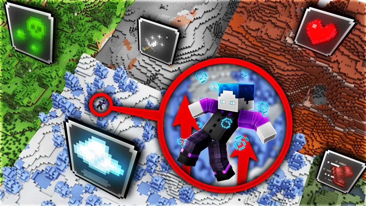 JEDES MINECRAFT BIOM = NEUER EFFEKT - Minecraft videos