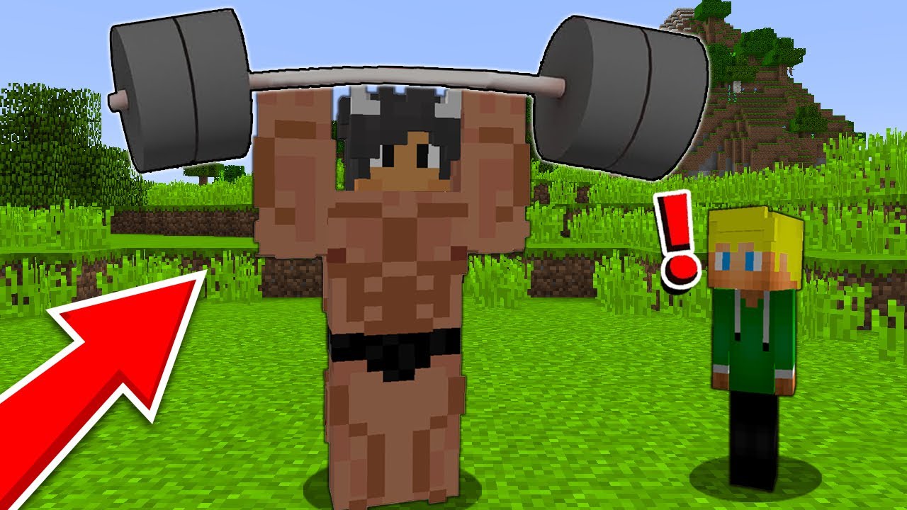 Jeg Bliver Mega BUFF I Minecraft! - Minecraft videos