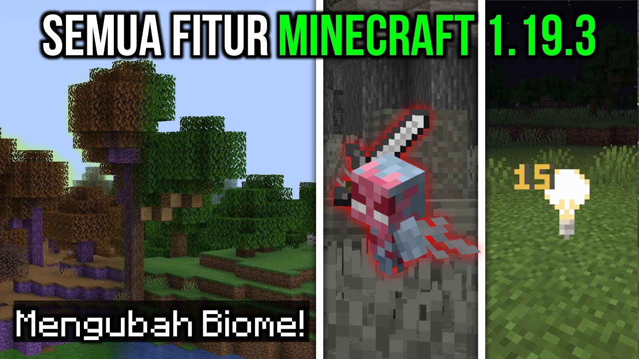 Minecraft 1.19.3 Banyak Yang Baru!! - Minecraft videos