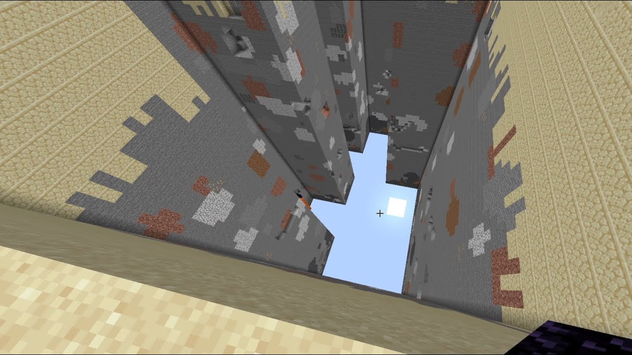 Minecraft, But A Chunk Delete's Every Second... - Minecraft videos