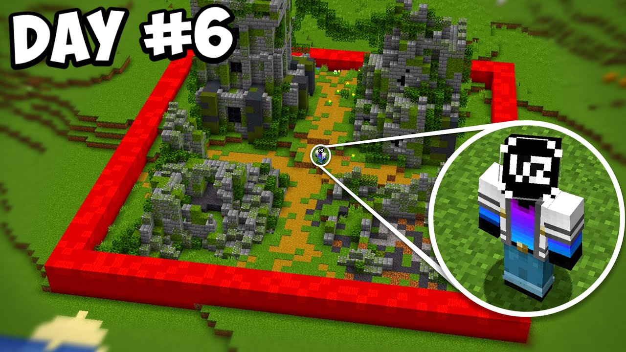Minecraft, But I Can NEVER Leave This Square (#6) - Minecraft videos