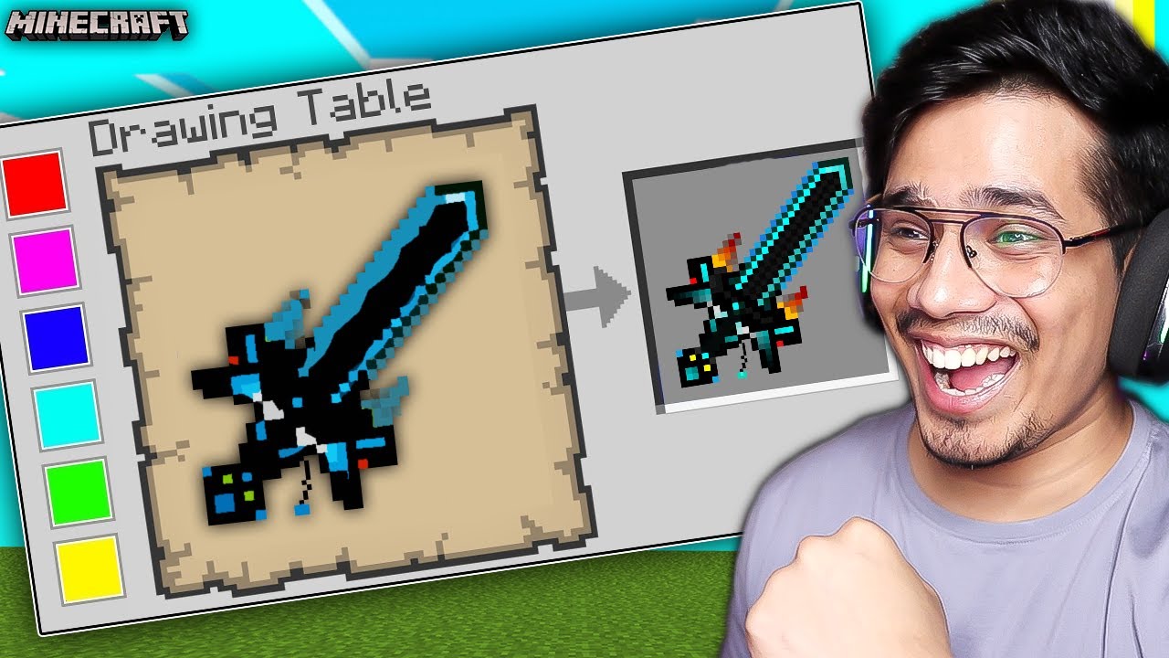 Minecraft, But You Get What You Draw !!! - Minecraft videos