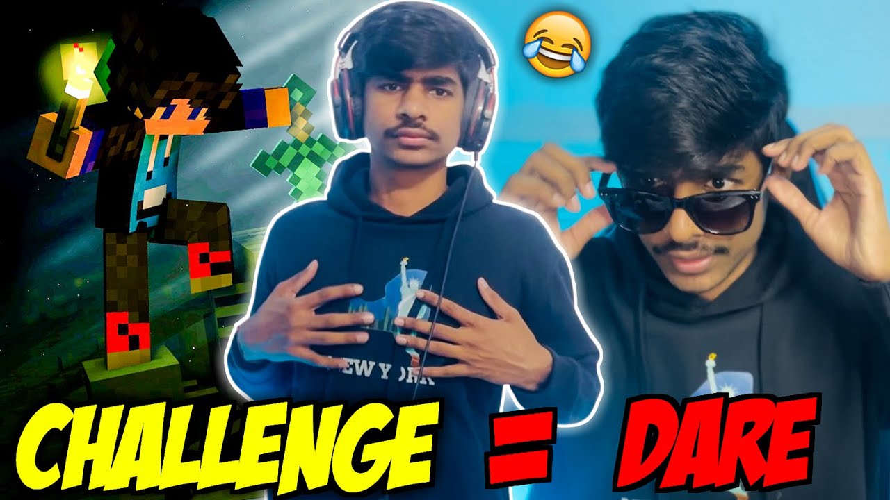 Minecraft Challenges vs PRO player (Dare Challenge) - Minecraft videos