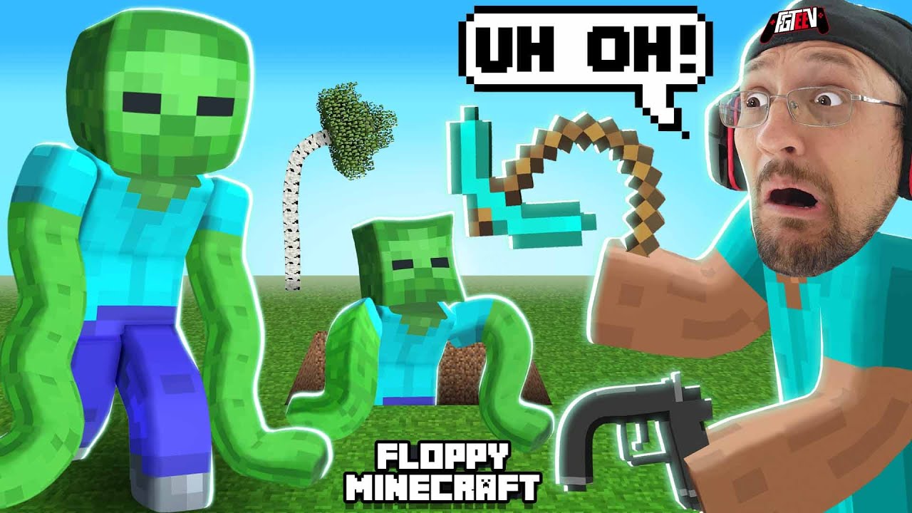 Minecraft but FLOPPY! - Minecraft videos