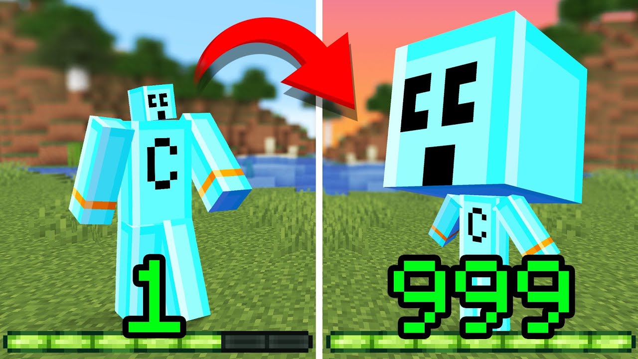 Minecraft but XP = Your IQ - Minecraft videos