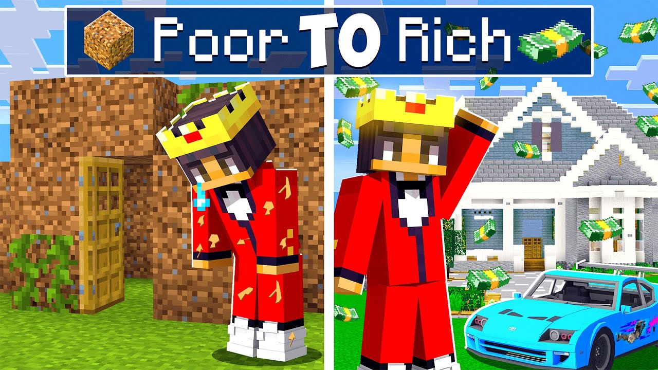 Mongo's POOR to RICH Story in Minecraft! - Minecraft videos