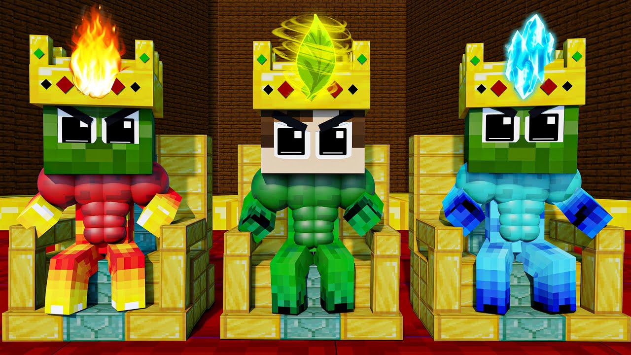 Monster School : (Elemental Power 3) By Baby Zombie - Sad Story - Minecraft Animation ...