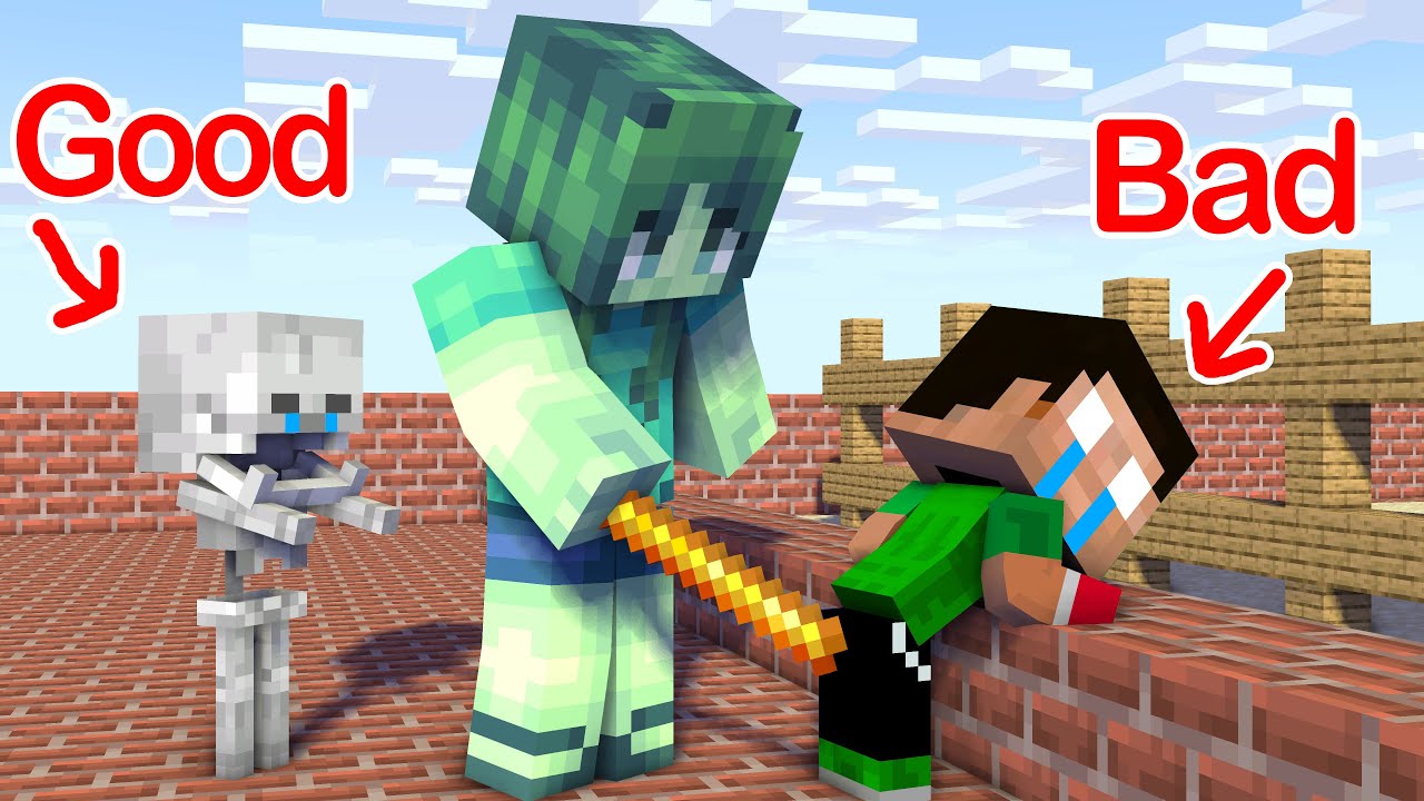 Monster School : Sinister Stepmother and Little Herobrine - Sad Story ...