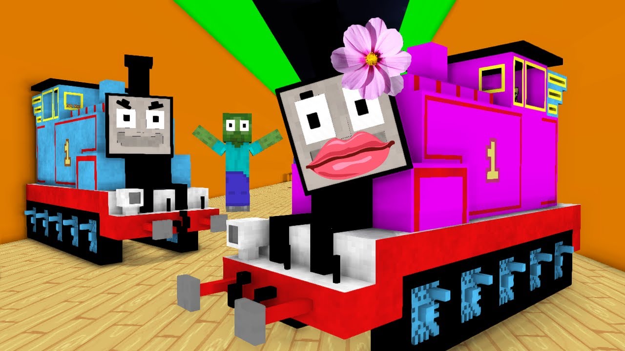 Monster School : THOMAS THE TRAIN HORROR CHALLENGE - Minecraft ...