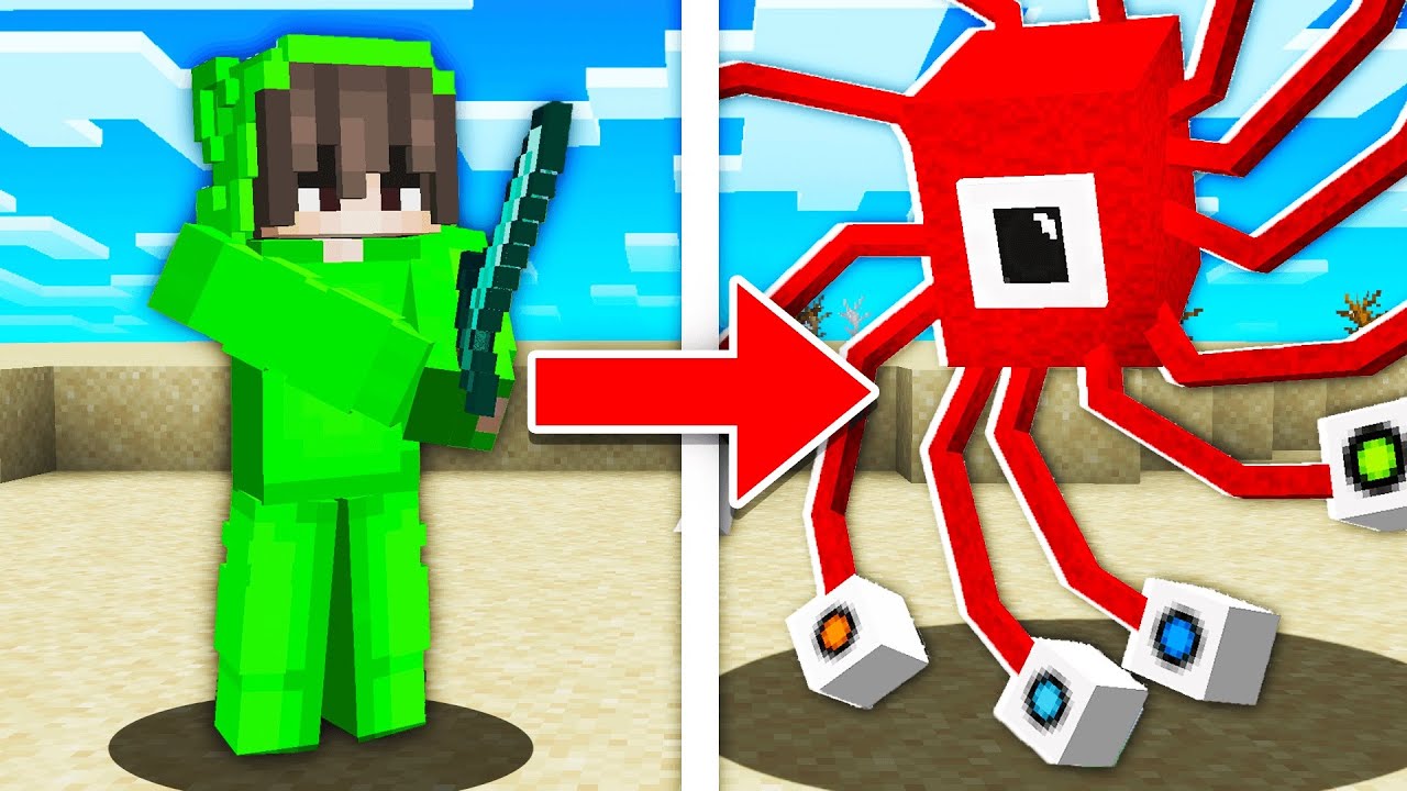 Morphing into CRAZY BOSSES To Prank My Friend! - Minecraft videos