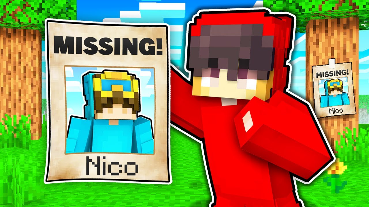Nico Is MISSING In Minecraft! - Minecraft videos