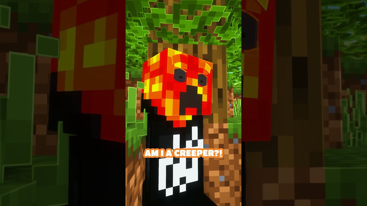 Preston and Creeper BODY SWAP??? #minecraft #shorts - Minecraft videos