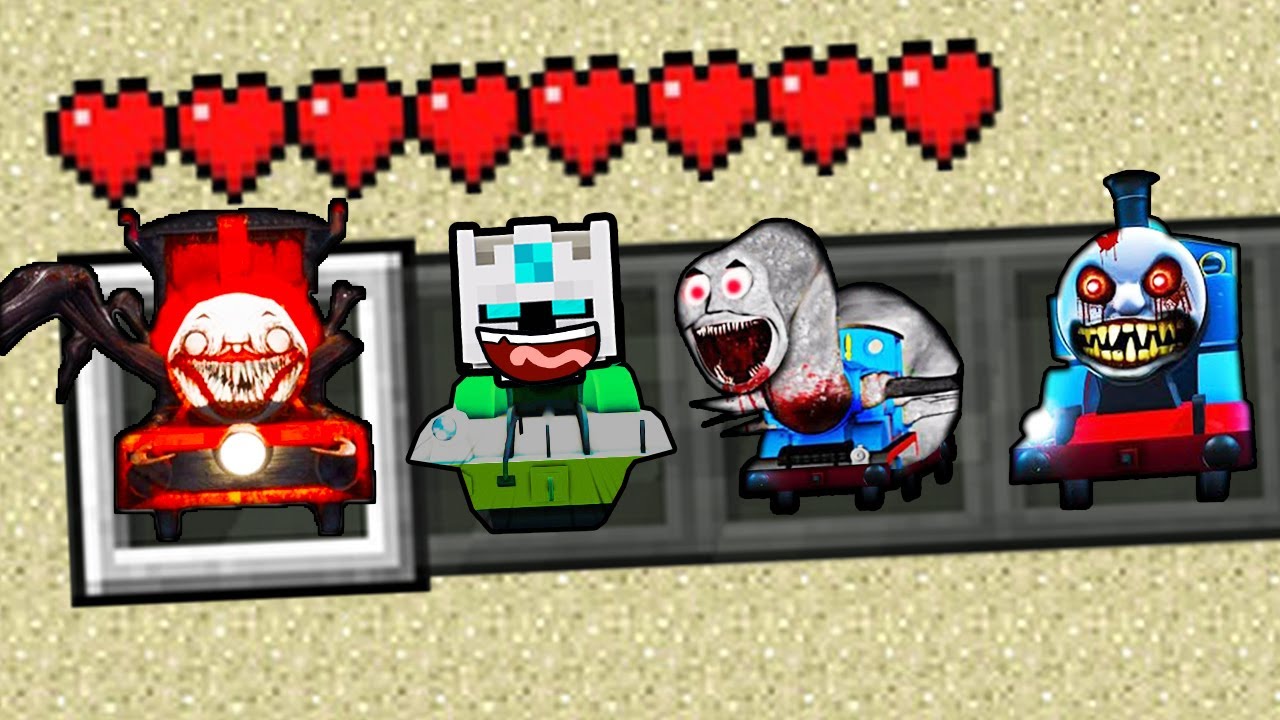 SERAM! 10 KERETA CHO CHO CHARLES DI MINECRAFT LEBIH MENGERIKAN! ADA ...
