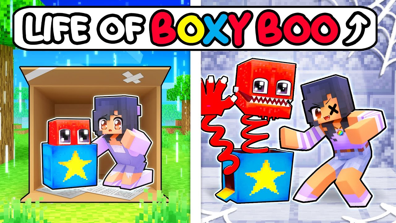 The LIFE of BOXY BOO In Minecraft! - Minecraft videos