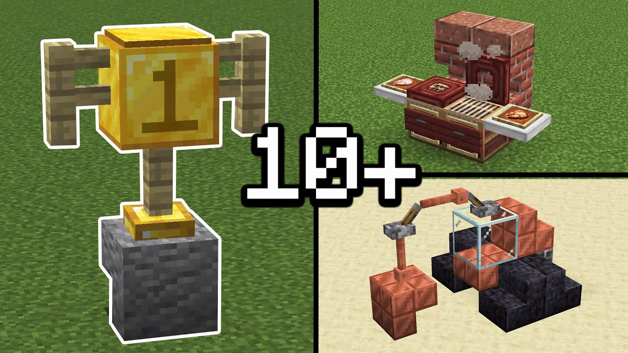 10+ Build Hacks in Minecraft! #11 - Minecraft videos