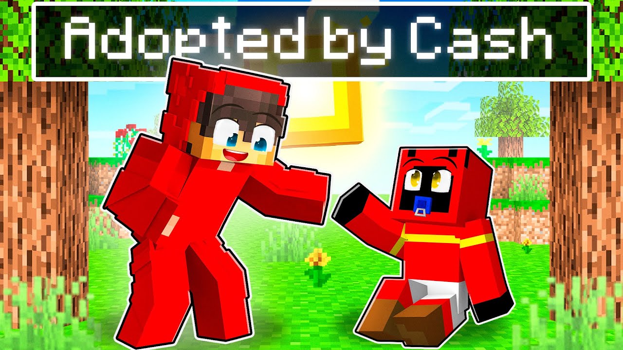 Adopted By CASH in Minecraft! - Minecraft videos