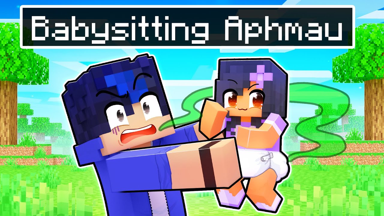Babysitting APHMAU in Minecraft! - Minecraft videos