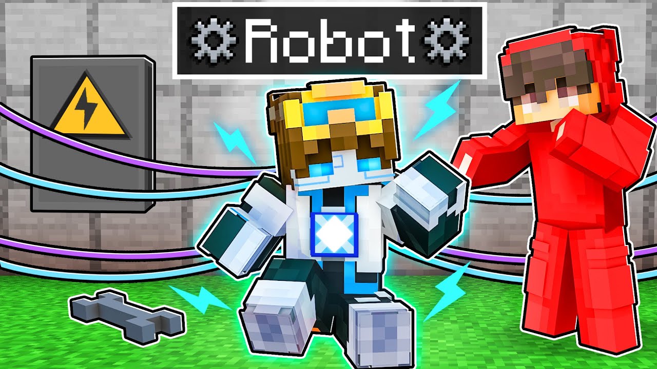 Becoming A ROBOT In Minecraft! - Minecraft videos