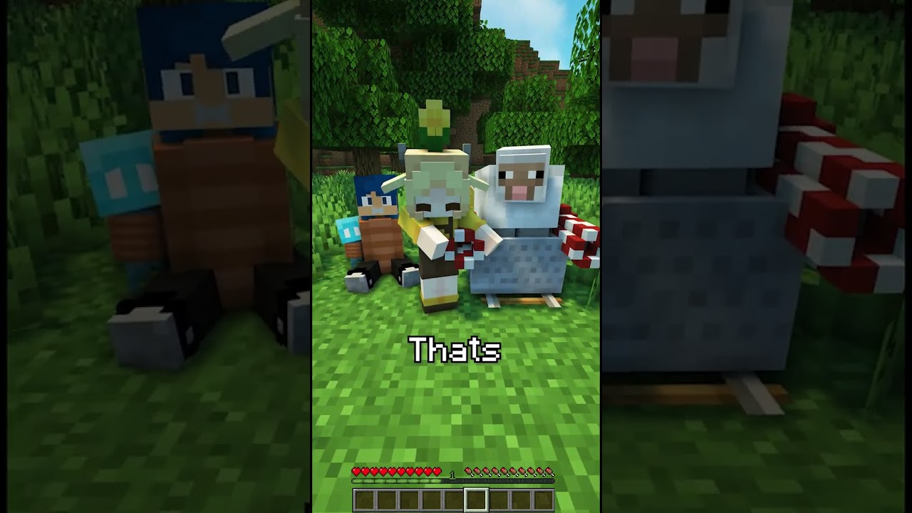 Becoming a SHEPHARD in Minecraft #shorts - Minecraft videos