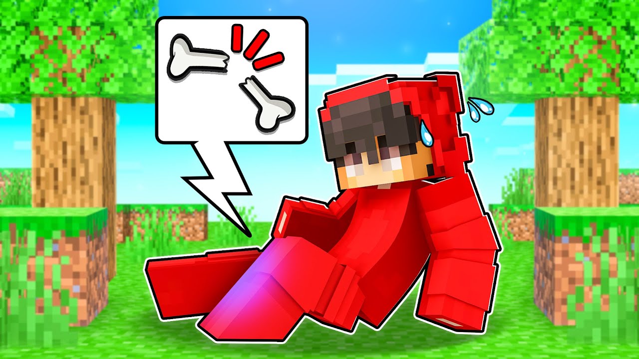 Cash BROKE His LEG In Minecraft! - Minecraft videos