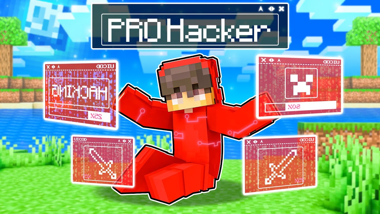 Cash is a HACKER in Minecraft! - Minecraft videos