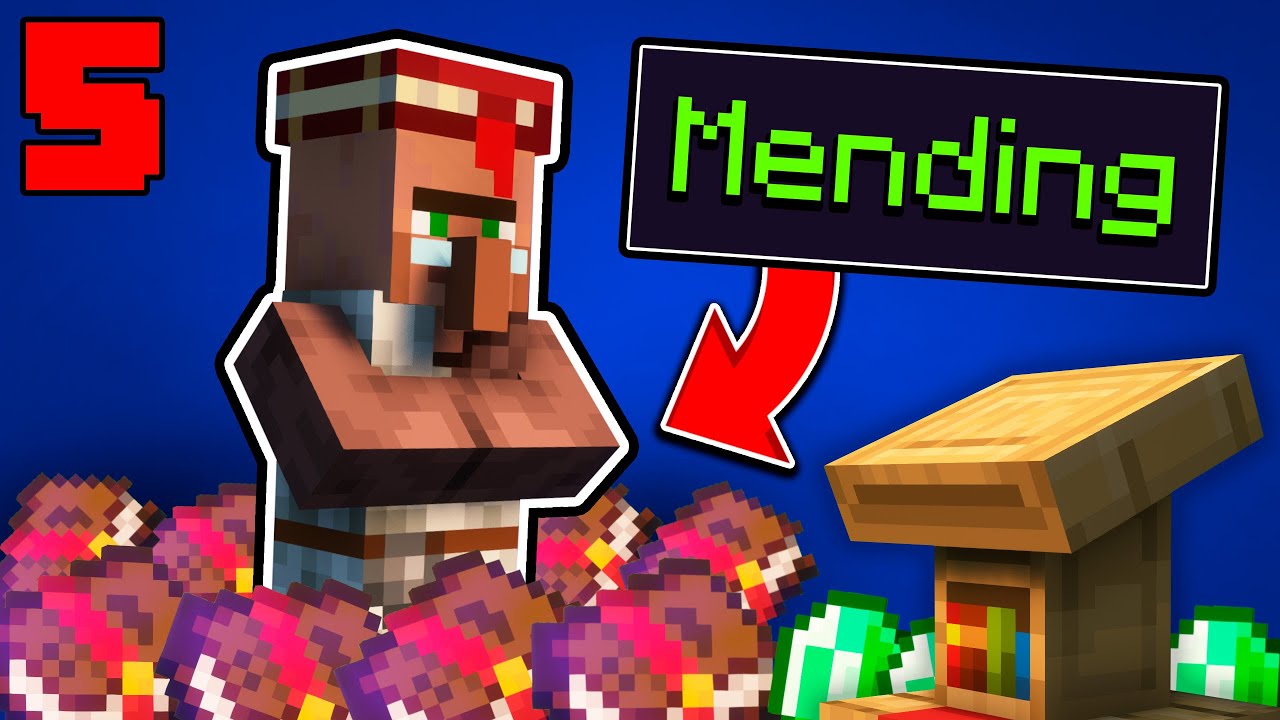 Hankin itselleni MENDING kirjoja Minecraft Hardcoressa! (#5) - Minecraft videos