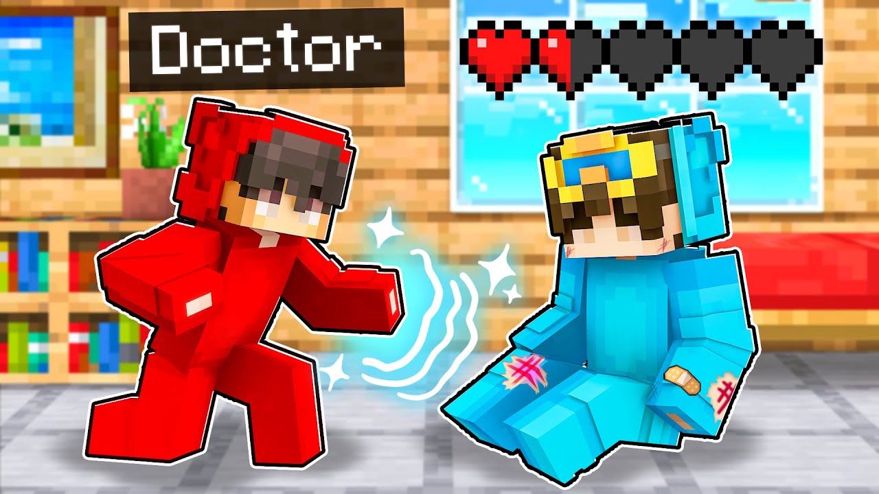 Helping My Friends as a DOCTOR In Minecraft! - Minecraft videos