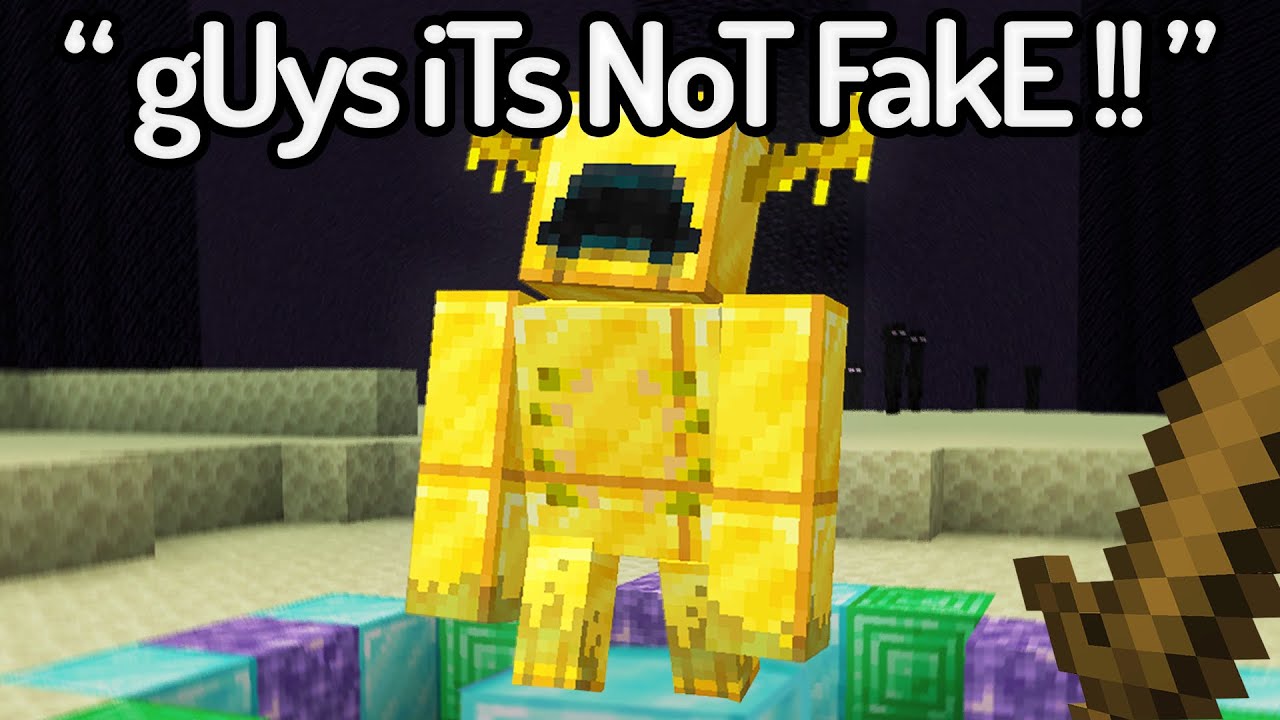 Hilarious FAKE 1.19 Minecraft Speedruns... - Minecraft videos