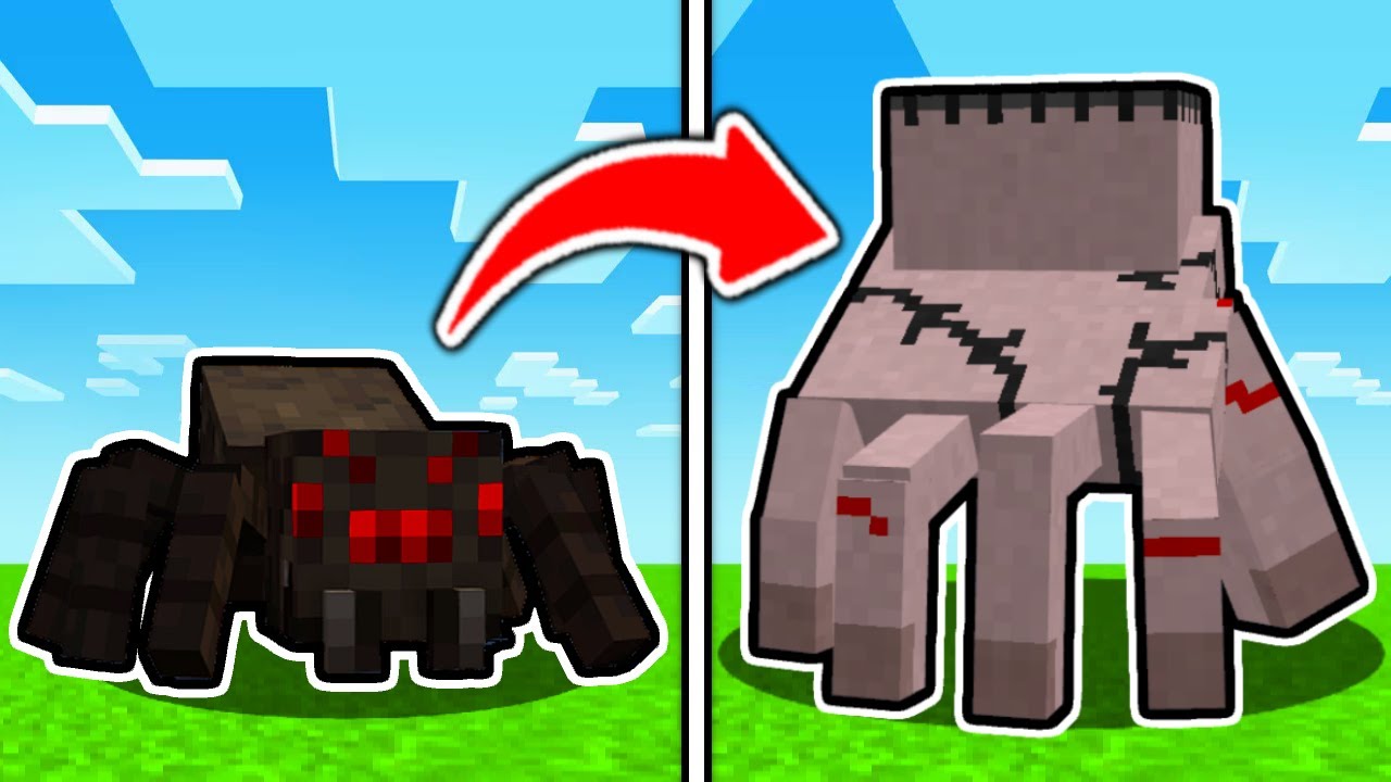 I remade every mob into Wednesday in Minecraft - Minecraft videos