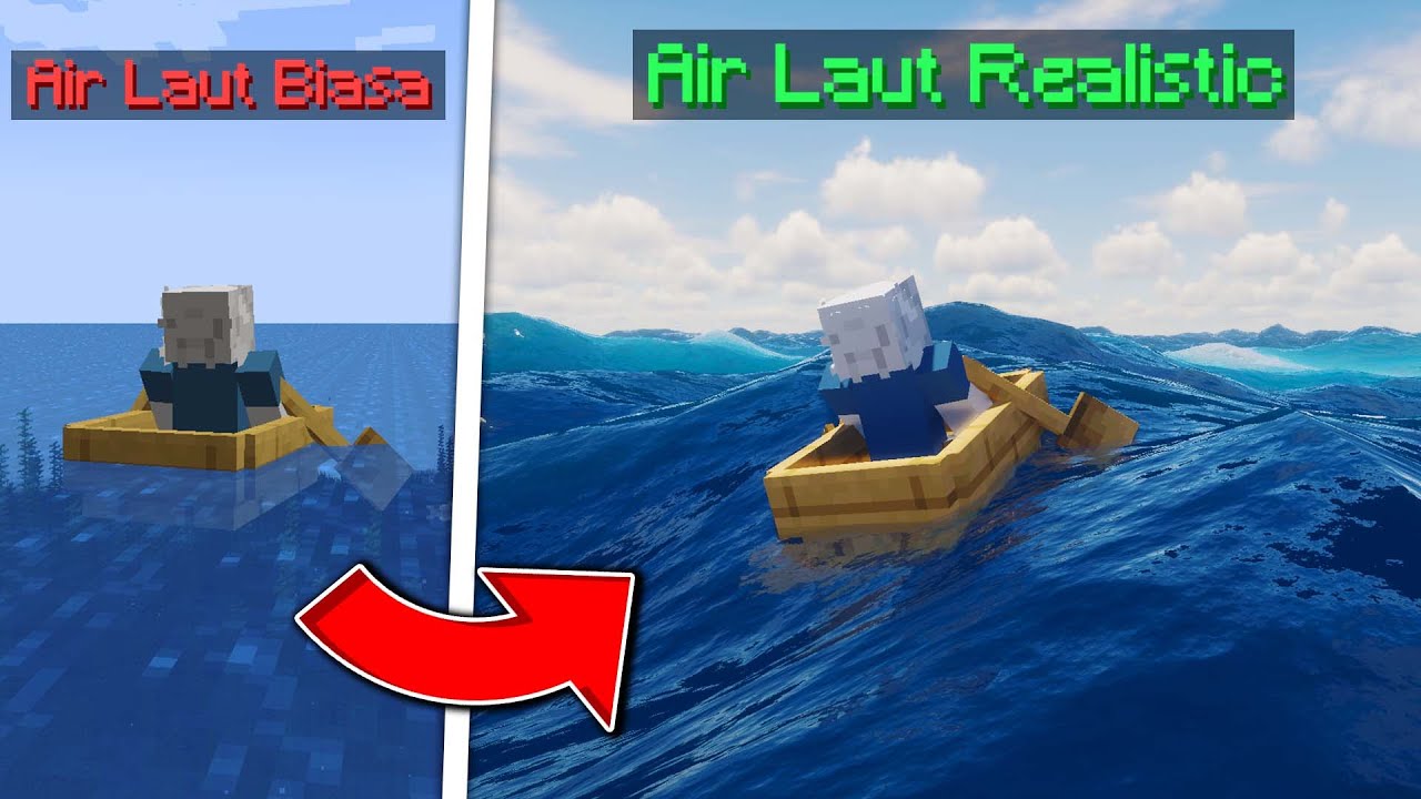 INI AIR LAUT MINECRAFT YANG SANGAT REALISTIC!! - Minecraft videos
