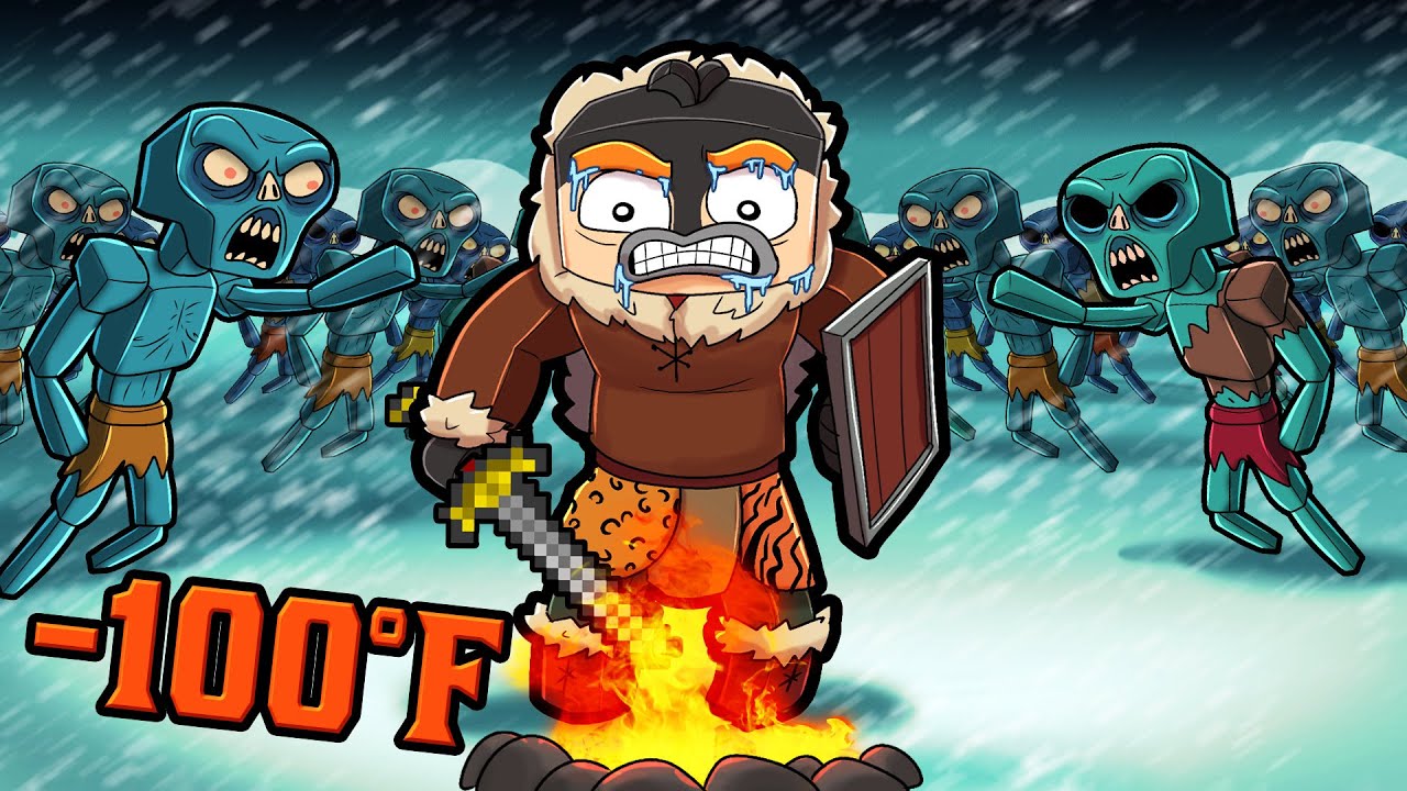 Ice Age ZOMBIE WASTELAND Survival! (Minecraft) - Minecraft videos