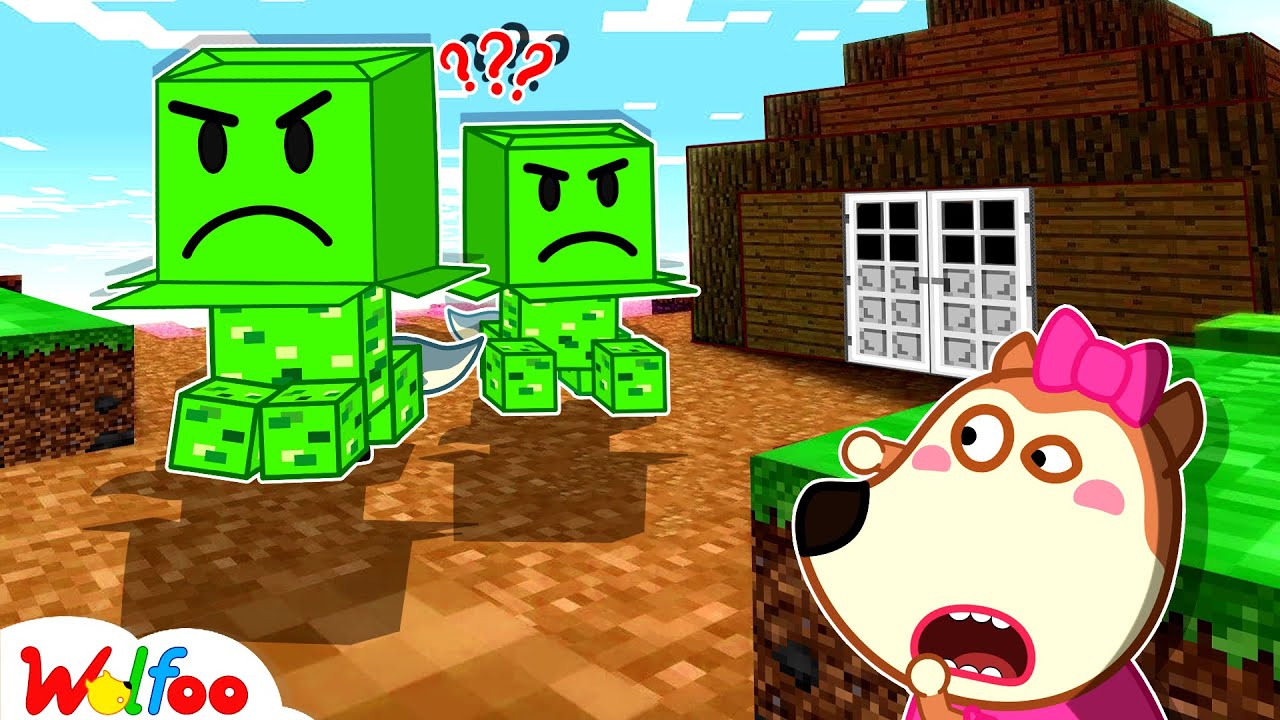 Lucy! Hide From the Minecraft Toys! Wolfoo Teaches Lucy how to play ...