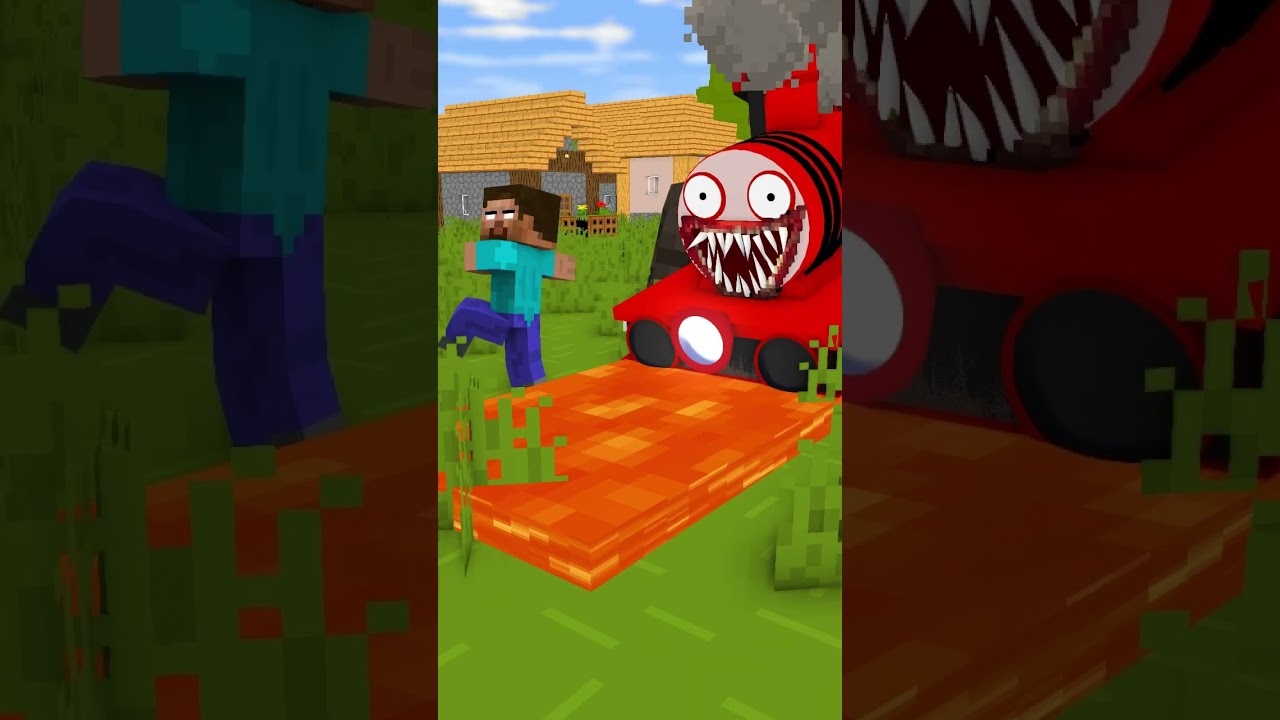 MINECRAFT ON 1000 PING (Choo Choo Charles and TRAIN THOMAS EATER ...
