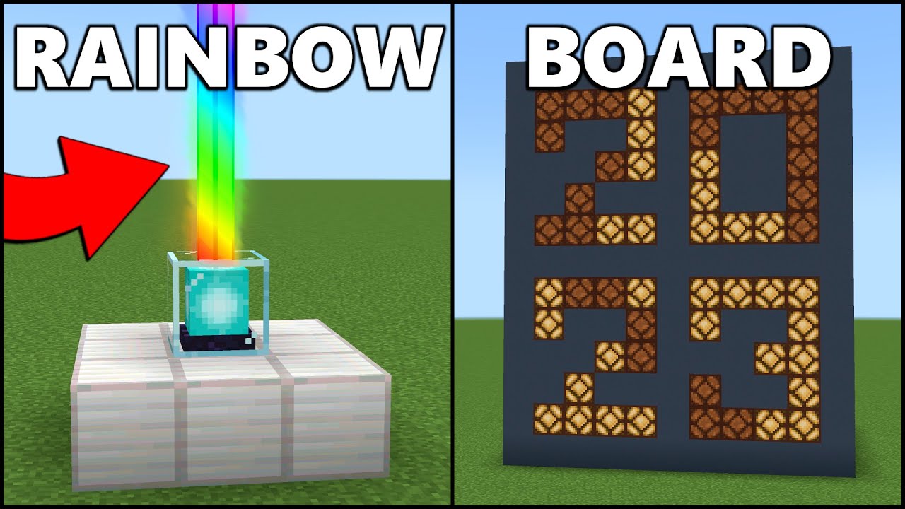 Minecraft: 10+ New Year Build Hacks! [2023] - Minecraft videos