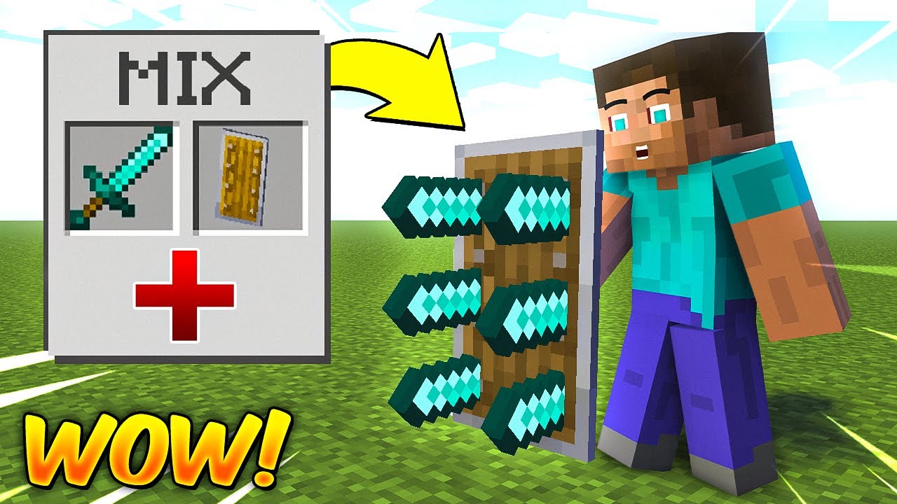 Minecraft But I Can MIX ANYTHING! - Minecraft videos