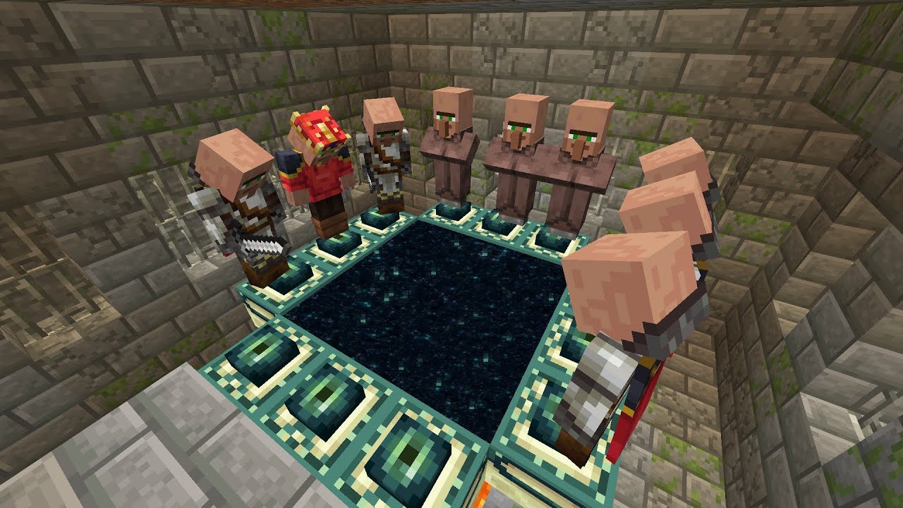 Minecraft, But Villagers Help Me Beat The Game... - Minecraft videos