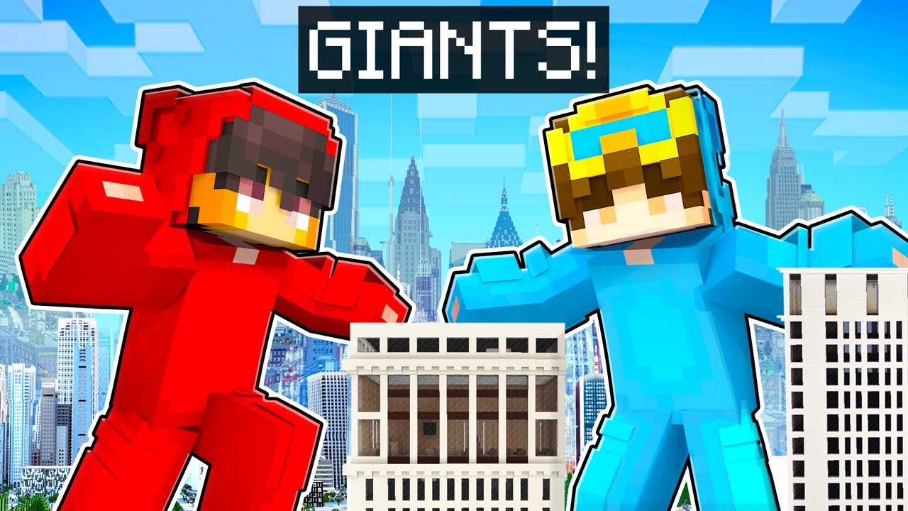 Minecraft But We Are GIANT! - Minecraft videos