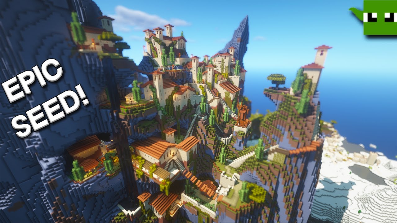 Minecraft EPIC SEED Transformation - #1 - The Monastery - Minecraft videos