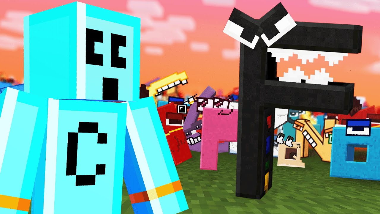 Minecraft but I have 1,000,000 Alphabet Lore - Minecraft videos